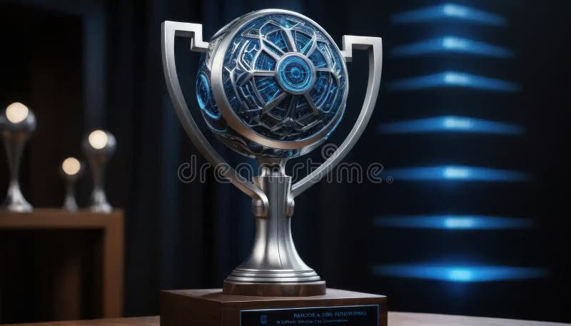 Futuristic Technology Award Trophy: a Digital Sphere of Excellence ...