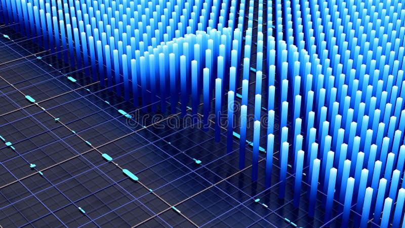 Futuristic Technology Background. 3d Illustration, 3d Rendering Stock ...