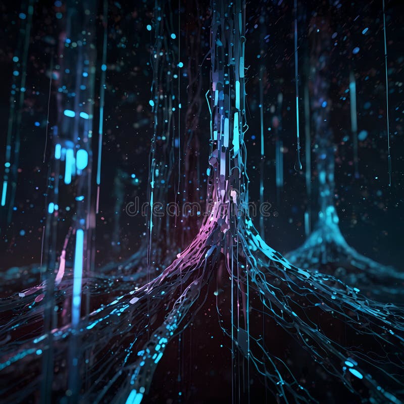 Futuristic Technology Backgrounds. Glowing Digital Elements. Sci-Fi Inspired Designs. Abstract ...