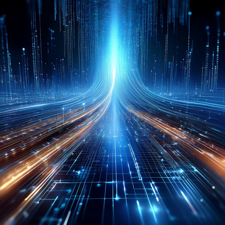 Futuristic Technology Backgrounds. Glowing Digital Elements. Sci-Fi Inspired Designs. Abstract ...