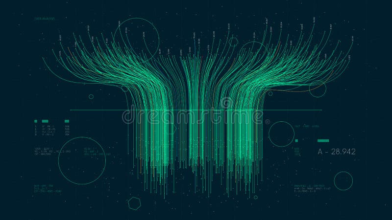 Futuristic Technology Big Data Sorting, Information Artificial Neural ...