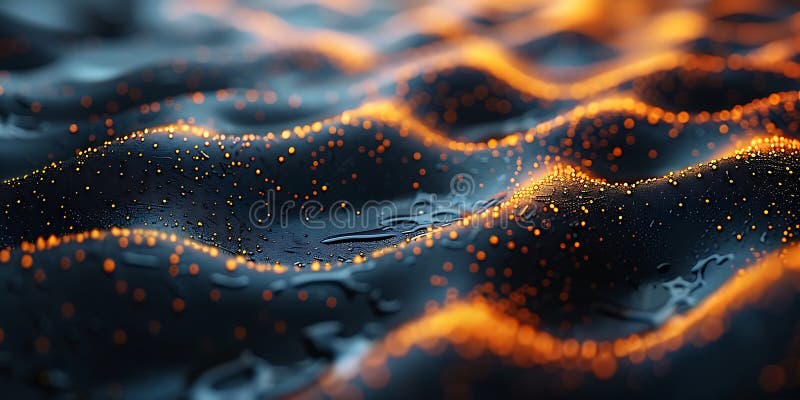 Futuristic Technology Canvas with Textured Patterns Stock Illustration ...