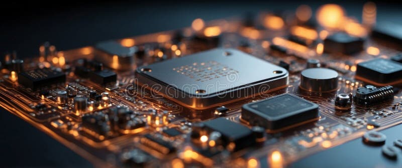 Futuristic Technology Circuit Board Concept for Innovation and Digital ...