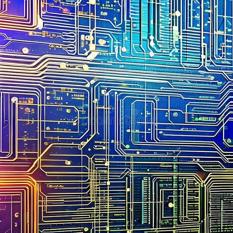 459 Futuristic Technology Circuit: a Futuristic and Tech-inspired ...