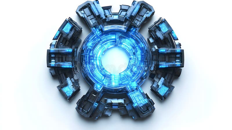 Futuristic Technology Circular Stock Illustrations – 87,649 Futuristic ...