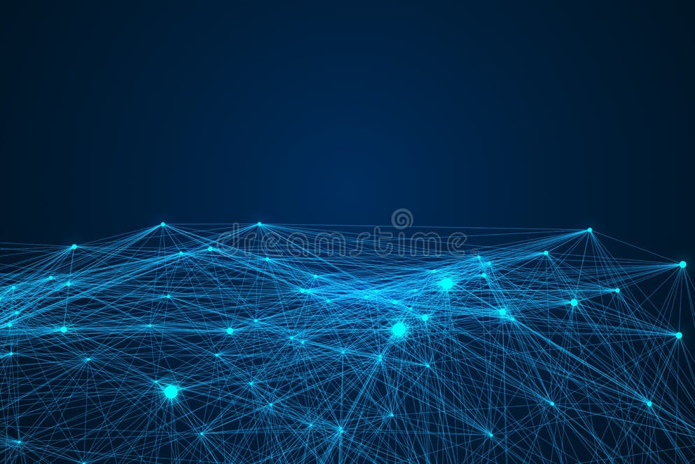 Futuristic Technology Connection Shape. Stock Illustration ...