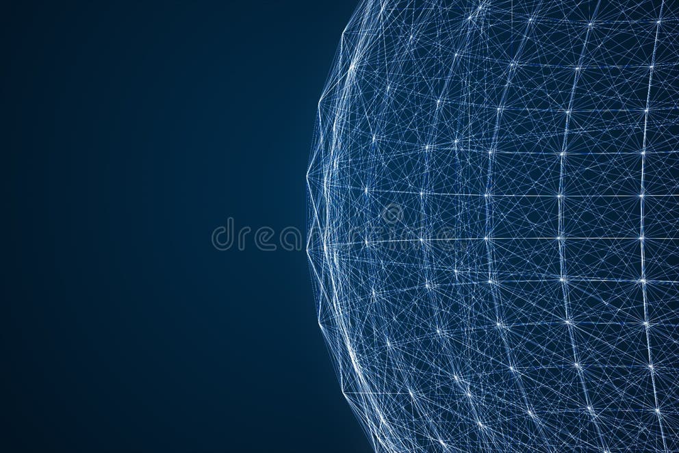 Futuristic Technology Connection Shape. Stock Illustration ...