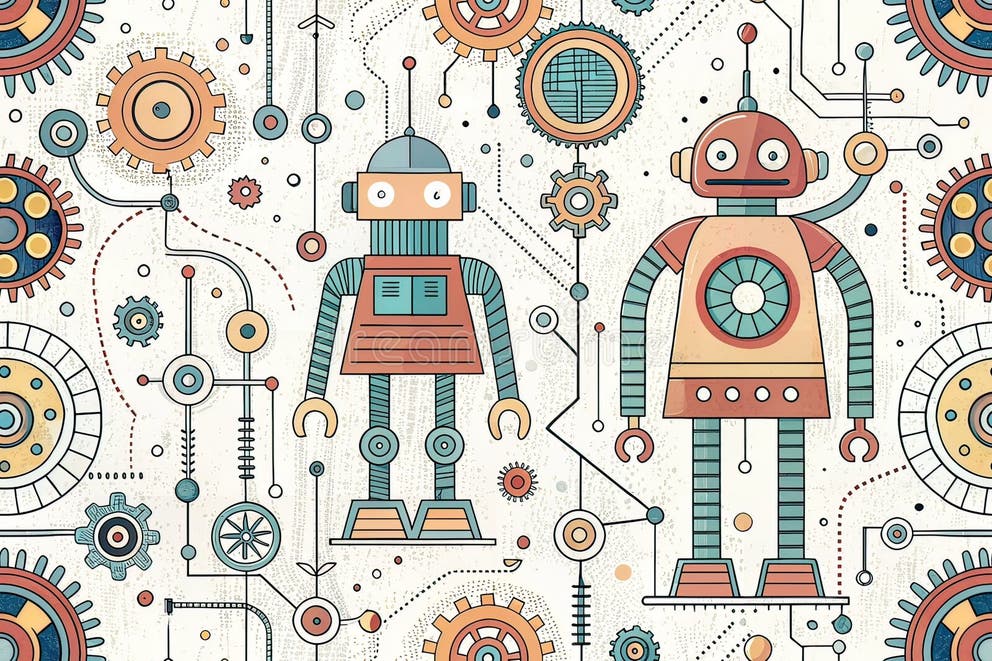 Futuristic Technology Design a Layered Composition of Dashed Lines ...