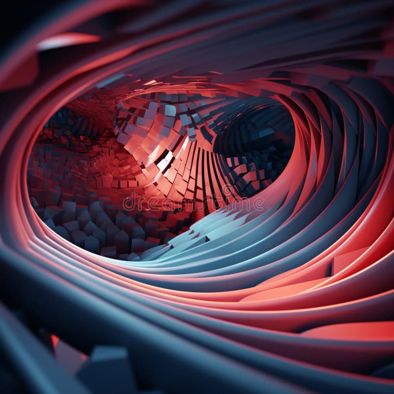 Futuristic Technology Geometric Flow Motion Dynamic Background Stock ...