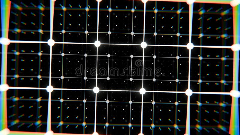 Futuristic Technology Grid Loop Animated Background Stock Footage ...