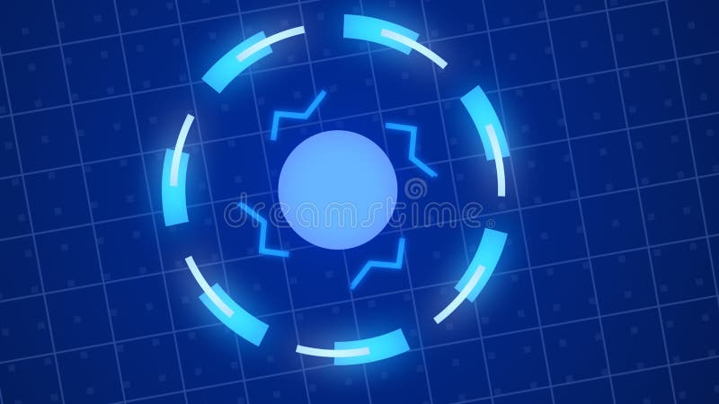 Futuristic Technology Hud Animation, Digital Modern Hud Background RGB ...