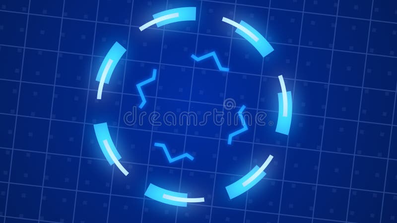 Futuristic Technology Hud Animation, Digital Modern Hud Background RGB ...