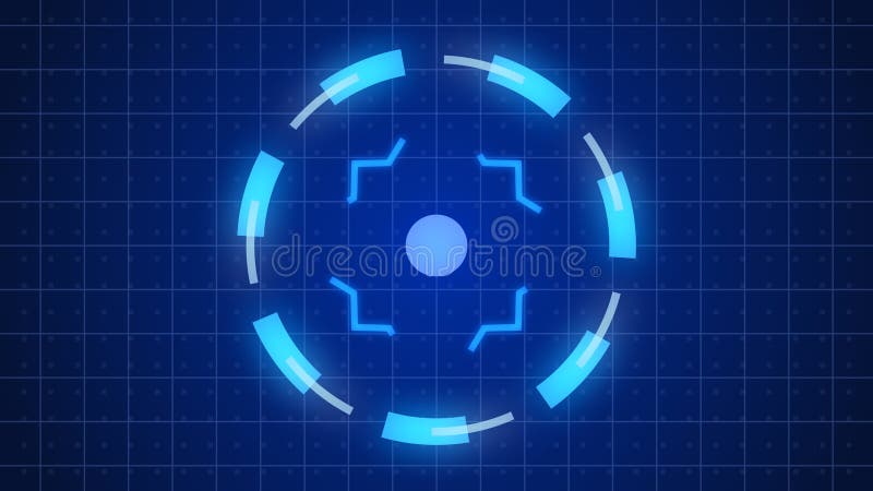 Futuristic Technology Hud Animation, Digital Modern Hud Background RGB ...