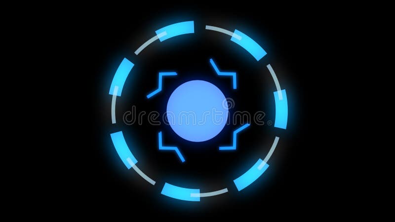 Futuristic Technology Hud Animation, Digital Modern Hud Background RGB ...