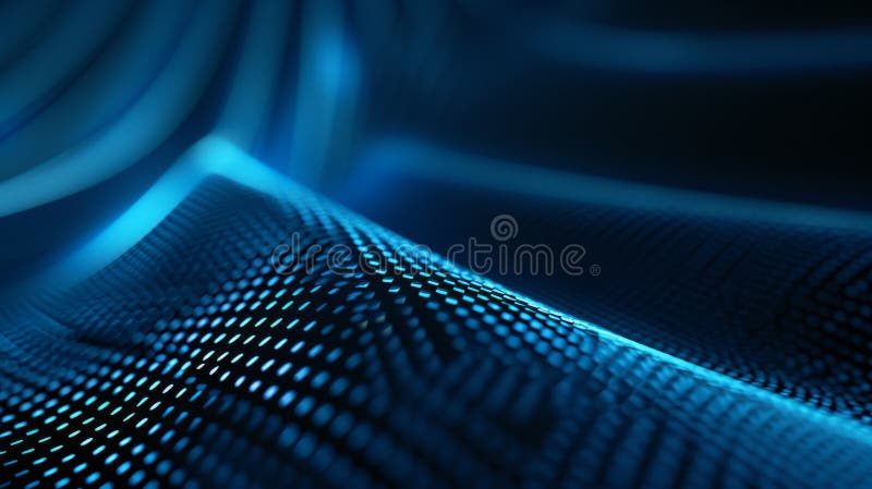 Futuristic Technology Innovation 3D Background. AI Stock Illustration ...