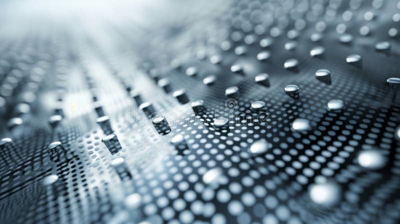 Futuristic Technology Innovation Silver 3D Background. AI Stock ...