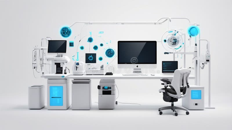 Futuristic Technology Interactive Holographic Displays Digital ...