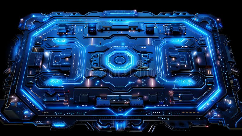 Detailed Futuristic Technology Interface Stock Illustrations – 6,345 ...