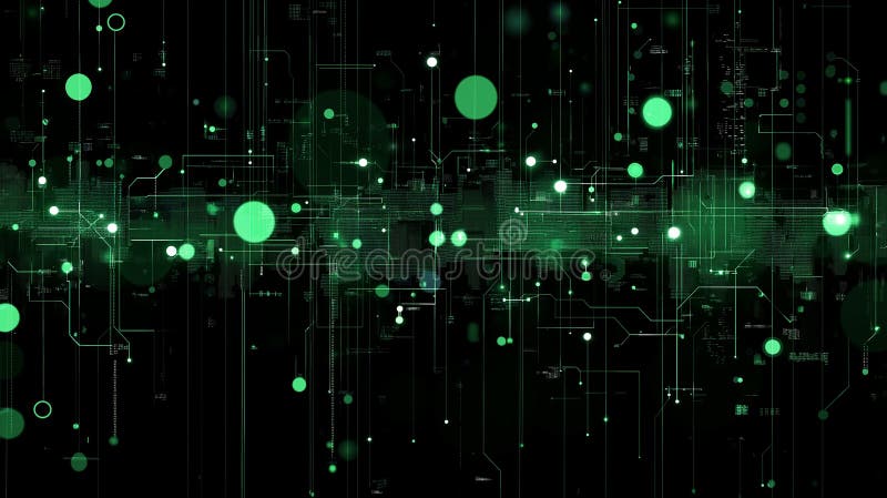 Futuristic Technology Interface with Glowing Circuit Patterns ...