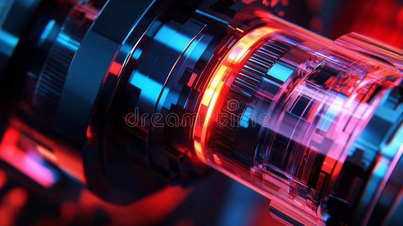 Futuristic Technology Internal Mechanical Gears System Stock ...