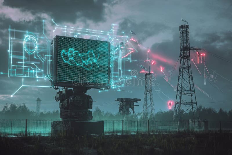 Futuristic Technology Showcased in a Remote Tech Installation with ...