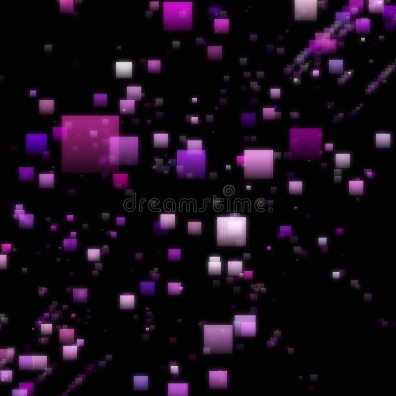 Futuristic Technology Square Background Design Illustration Stock ...