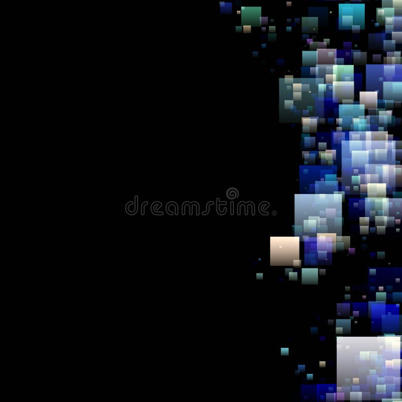 Futuristic Technology Square Background Design Stock Illustration ...