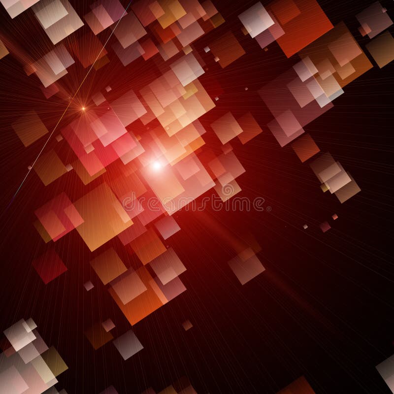 Futuristic Technology Square Background Design Stock Illustration ...