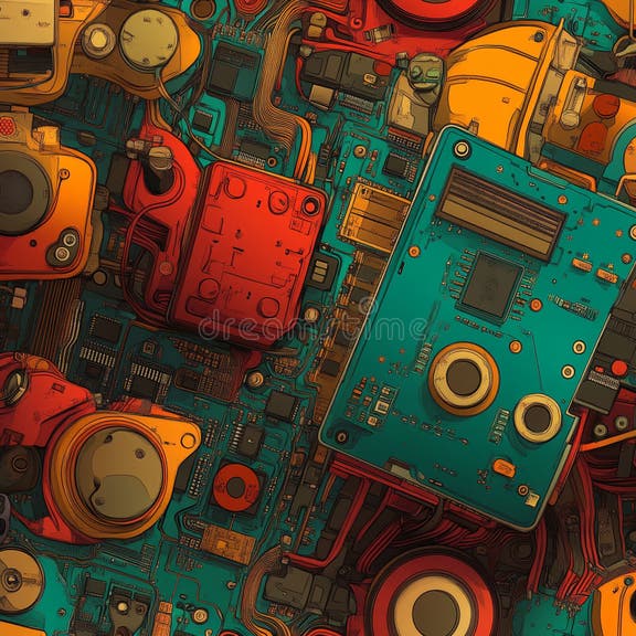 Futuristic Technology of Stock Hardware and Cpu Microchip is ...