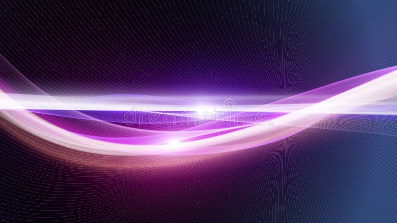Futuristic Technology Wave Design Illustration with Lights Stock ...