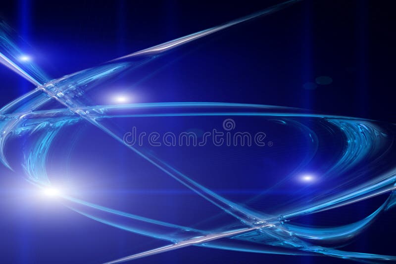 Futuristic Technology Wave Design with Lights Stock Illustration ...