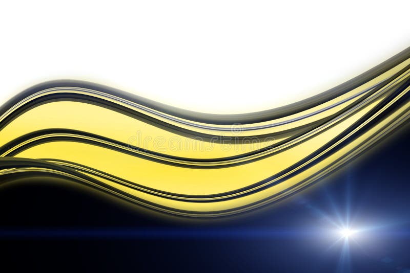 Futuristic Technology Wave Design with Lights Stock Illustration ...