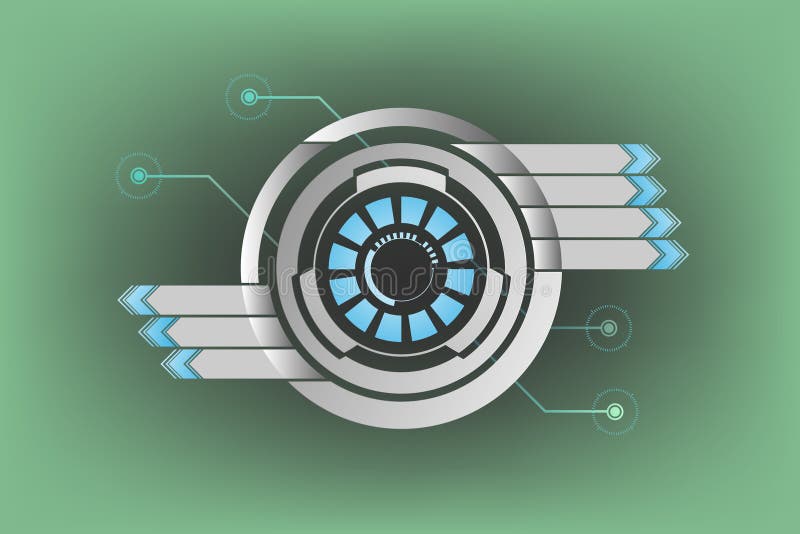 Technology Gears Background Stock Illustration - Illustration of gears ...