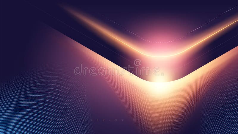 Futuristic Template in Vector Stock Illustration - Illustration of blue ...