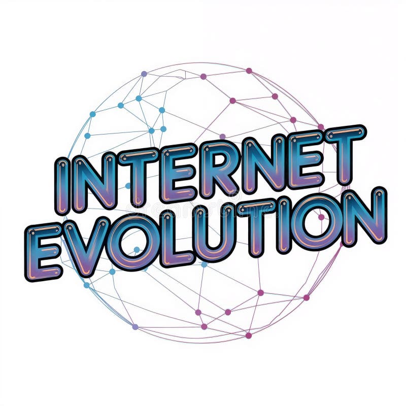 Futuristic Text and Globe Representing Digital Connectivity Stock ...