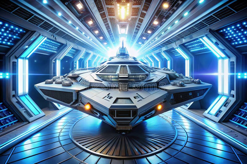 SciFi Panels. Futuristic Texture. Spaceship Hull Geometric Pattern. 3d ...