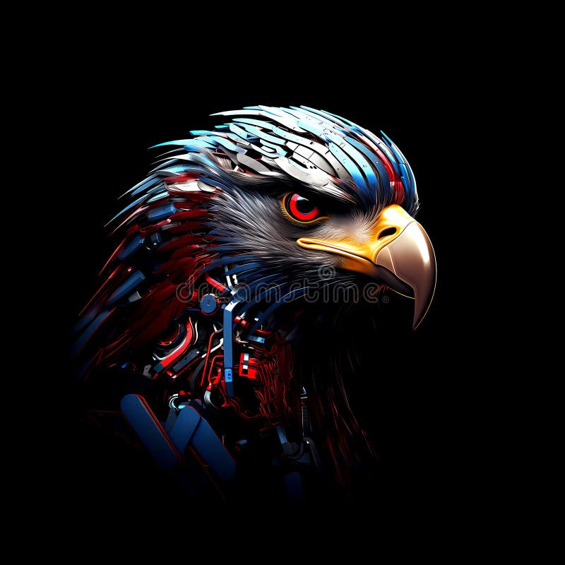 Futuristic Eagle Stock Illustrations – 911 Futuristic Eagle Stock ...
