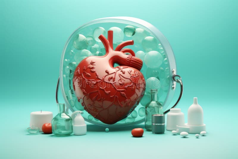 Futuristic Three-dimensional Model of the Human Heart. Prototype of a ...