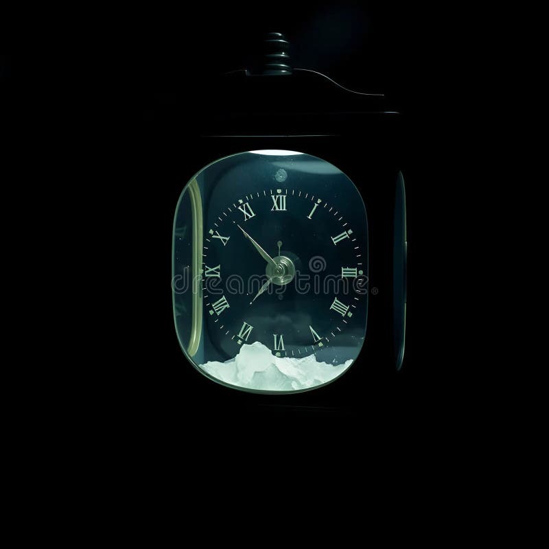 A Futuristic Time Machine, Intricately Designed with Glowing Lights ...