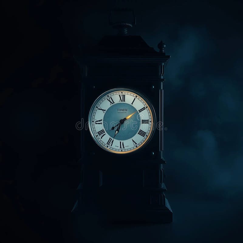 A Futuristic Time Machine, Intricately Designed with Glowing Lights ...