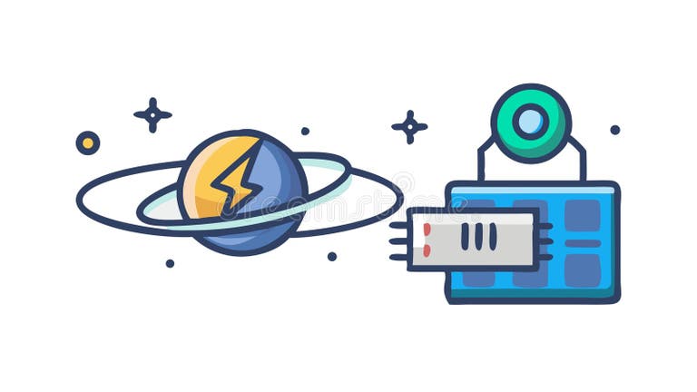 Futuristic Toolbox for Planet and Spaceship Maintenance Vector Design, Vector Design Generative ...