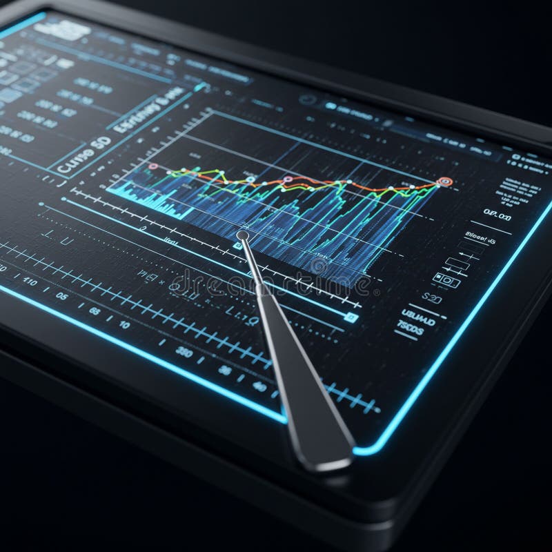 Complex High Tech Touchscreen Interface Stock Illustrations – 149 ...