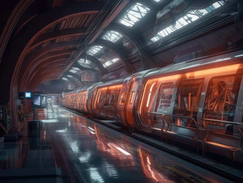 Metallic Trains Stock Illustrations – 33 Metallic Trains Stock ...