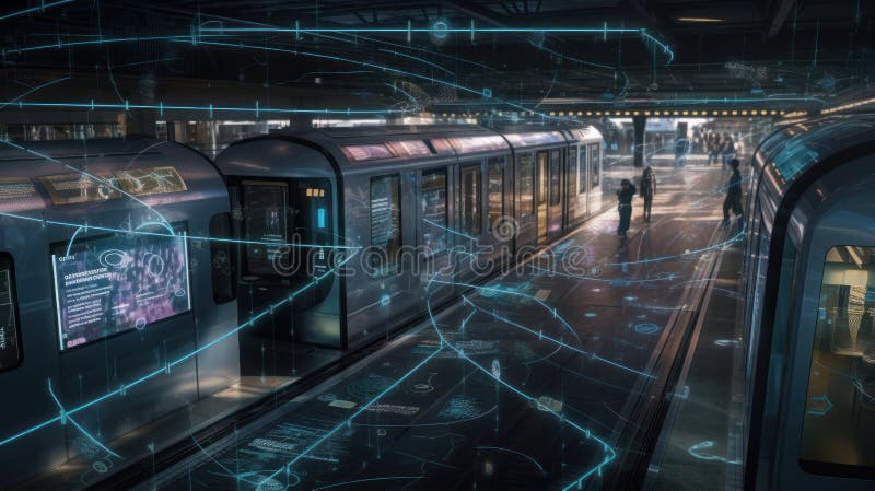 Futuristic Transit Optimization Via AI and HUID Technology Stock ...