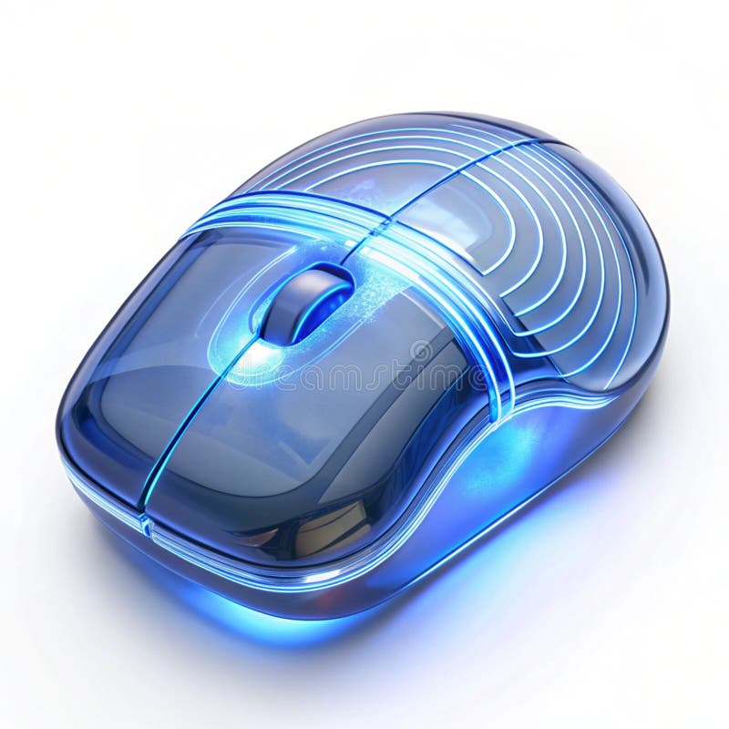 Glowing Wireless Mouse Stock Illustrations – 331 Glowing Wireless Mouse ...