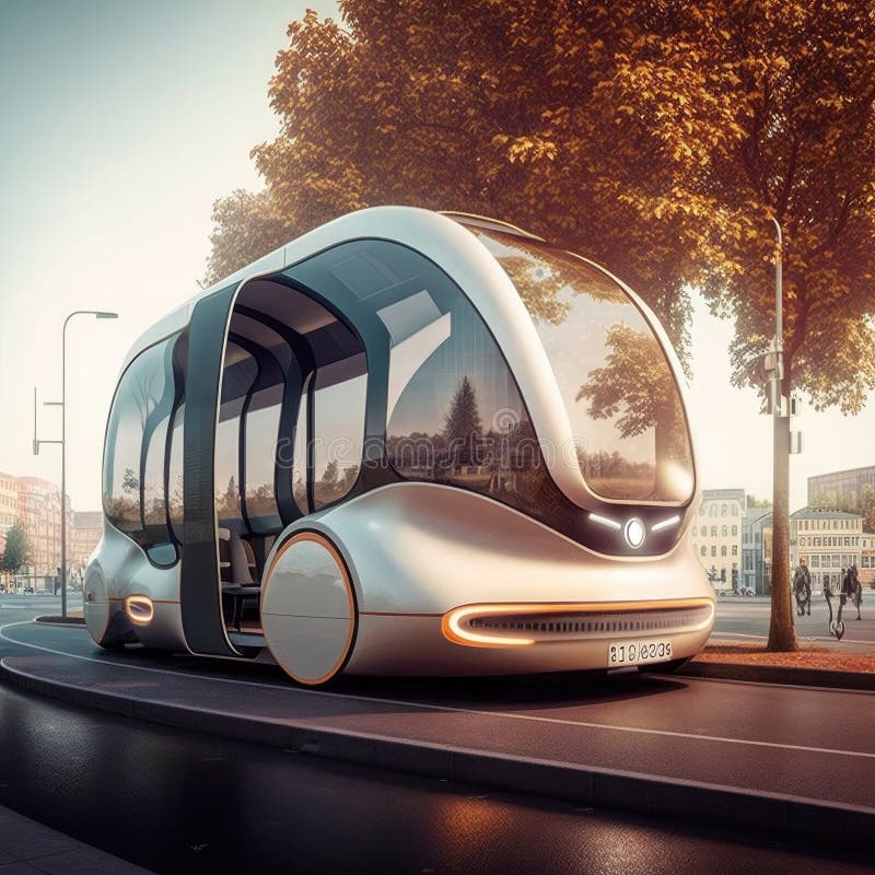 Futuristic Transport Concept - Ai Generated Illustration Stock Photo ...