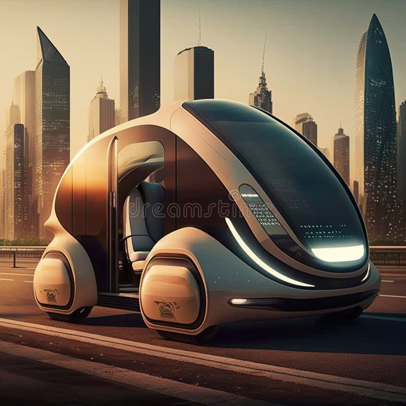 Futuristic Transport Concept - Ai Generated Illustration Stock ...