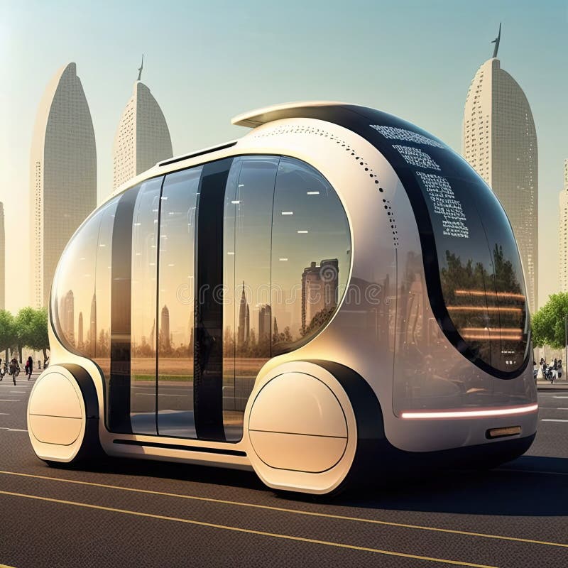 Futuristic Transport Concept - Ai Generated Illustration Stock ...