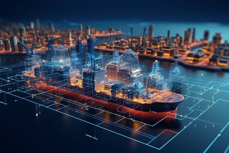 Futuristic Transportation: the Evolution of Modern Travel Stock Image ...