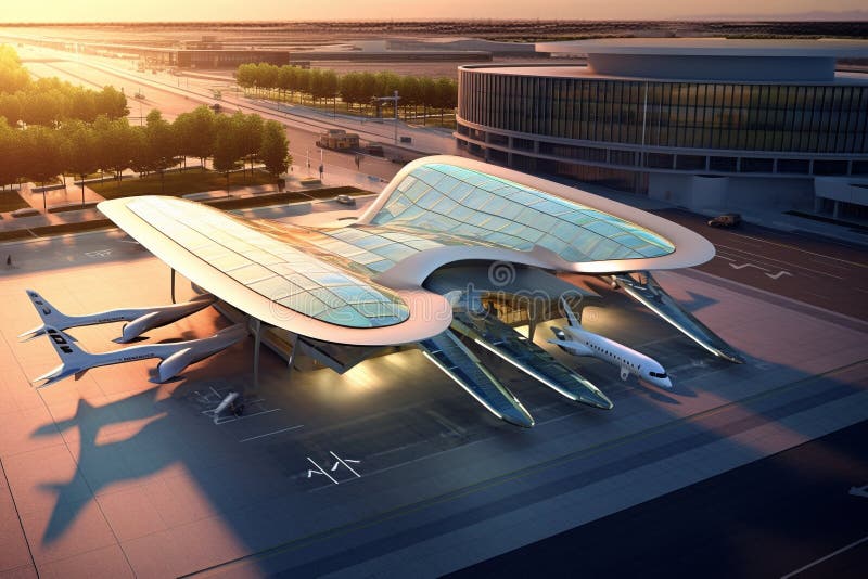 Futuristic Transportation: the Evolution of Modern Travel Stock Image ...